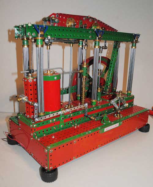Beam Engine Meccano model page 1B