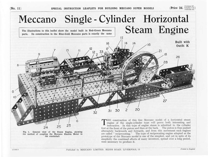 Meccano model page 16
